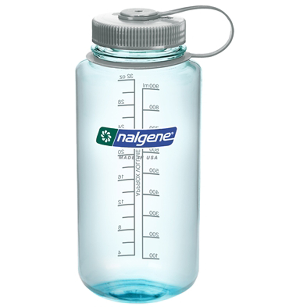 Nalgene Tritan Wide Mouth Water Bottle 32 Oz Seafoam Gray Nalgene Tritan Wide Mouth Water Bottle 32 Oz Seafoam Gray